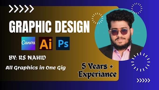 Be your modern vector based graphic designer by Rsnahid75 | Fiverr