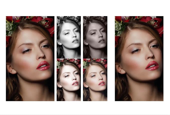 Photo collage and realistic vectorization of the main photo by ...
