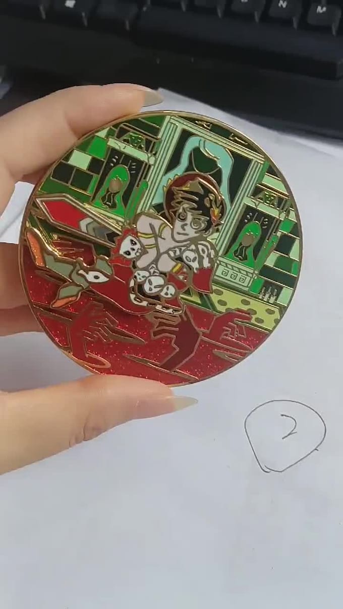 Design vector art for enamel pins by Katrielcreative | Fiverr