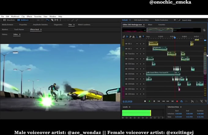 Do the sound effects for your animation and film projects starting at 50usd by Emeka_onochie ...