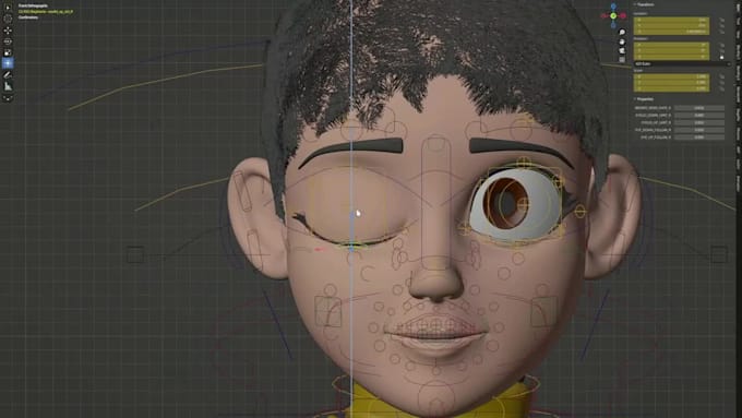 Wonder dynamic rigging, 3d rigging,blendshapes,wonder studio,maya ...