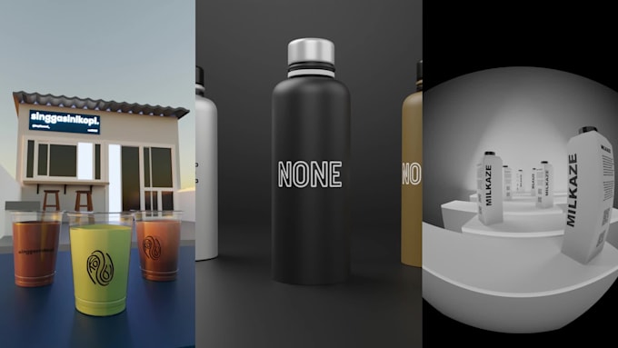 Make video 3d visual in blender by Fahruarifin_ | Fiverr