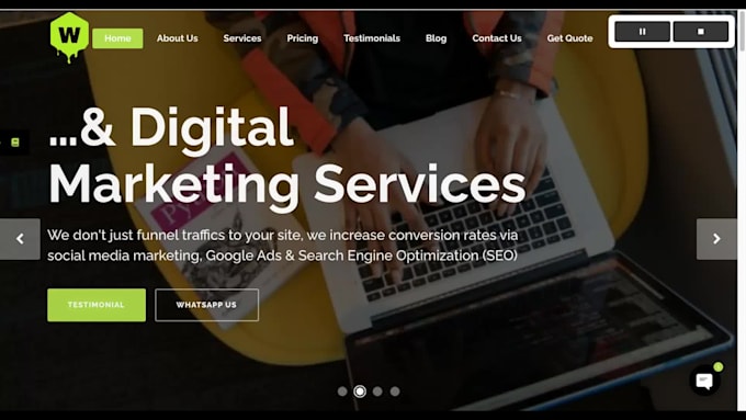 Design fast and responsive wordpress website by Webherbalist | Fiverr