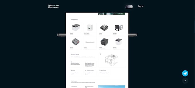 Create a responsive portfolio website with react by Behruz91 | Fiverr