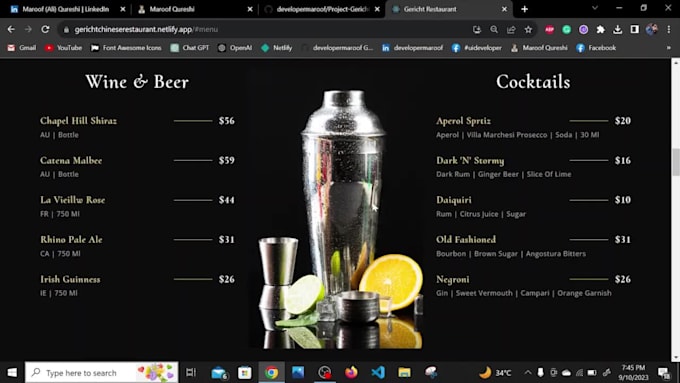 Make Landing Pages Using React Tailwind Html Sass By Developermaroof Fiverr