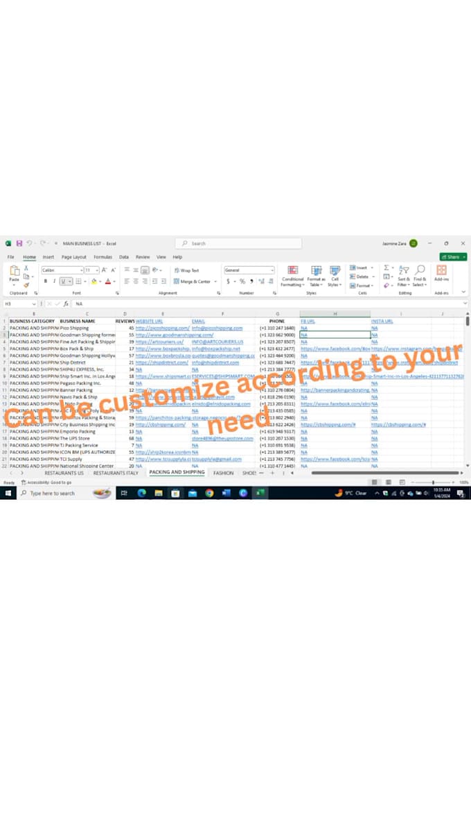 Scrap google map for business leads generation by Jasmine_110 | Fiverr