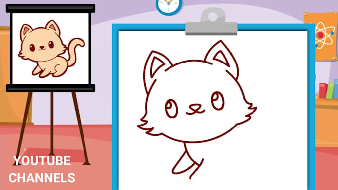 Create step by step drawing and coloring learning video for kids by ...