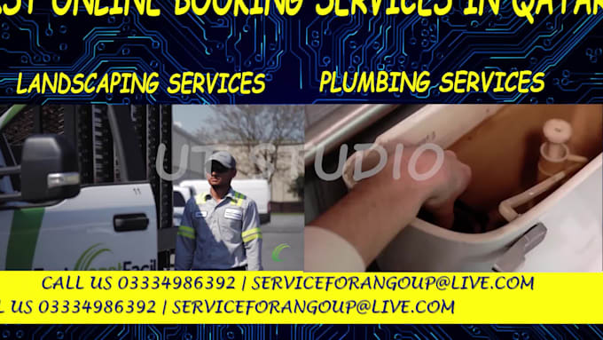 Create a professional commercial ad offering tech services by ...