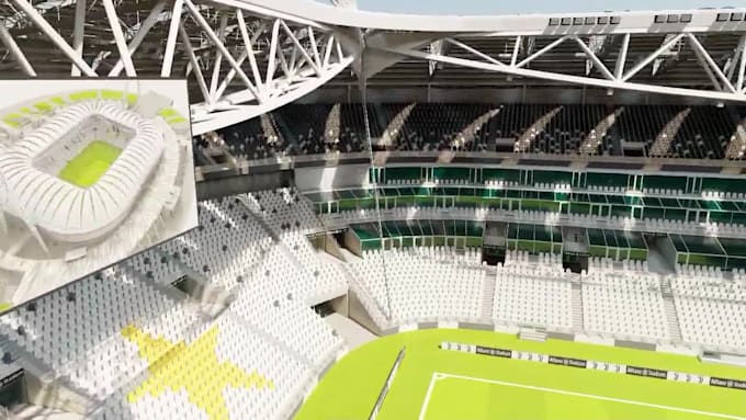 Offer realistic 3d stadium animation, complex arena, 3d sport stadium ...