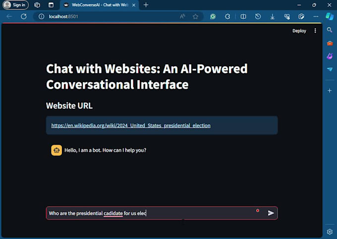 Create ai powered chatbot using llms according to your needs by ...