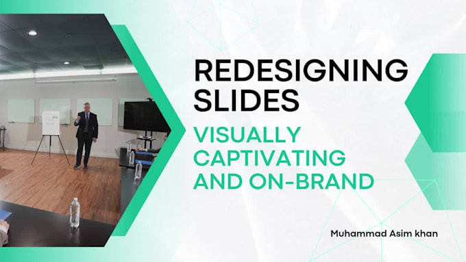 Redesign or make new powerpoint slides, business slides, lecture slides ...