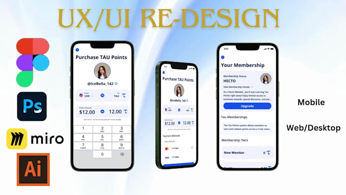 Redesign your website or app ux,ui in 7 days by Natasha_francis | Fiverr