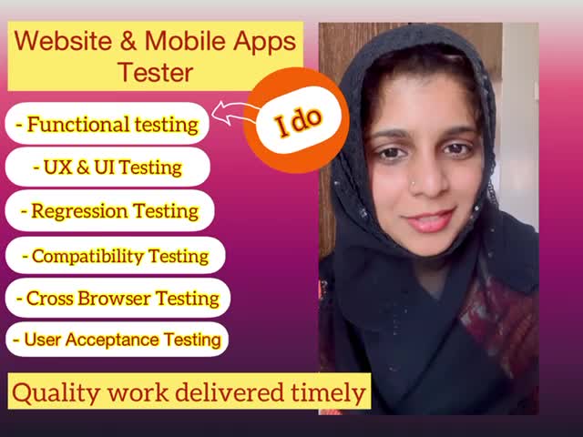 Qa And Test Your Website Mobile And Software Applications By Ksammad 5998