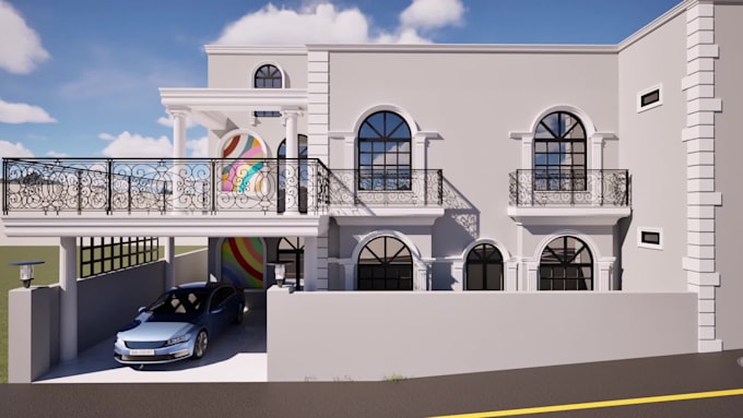 Create stunning 3d architectures by Abuzarali313 | Fiverr