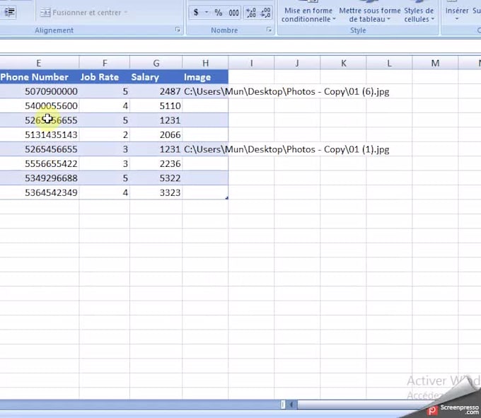 Develop the data entry interface for employees and products for excel ...