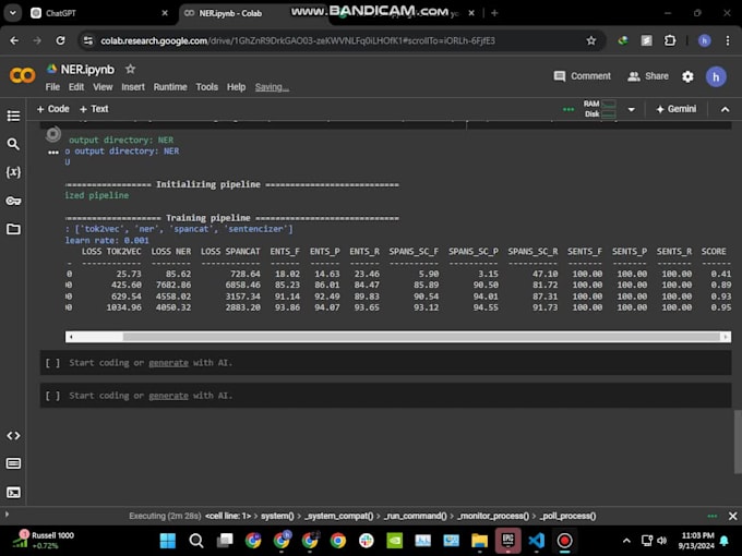 Create and train ner named entity recognition model using spacy and python by Op_programmer | Fiverr