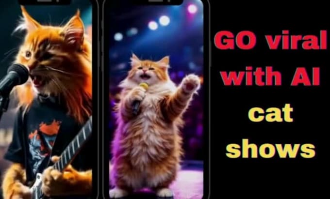 Do ai cat viral music shows, ai cat videos for your socials by ...
