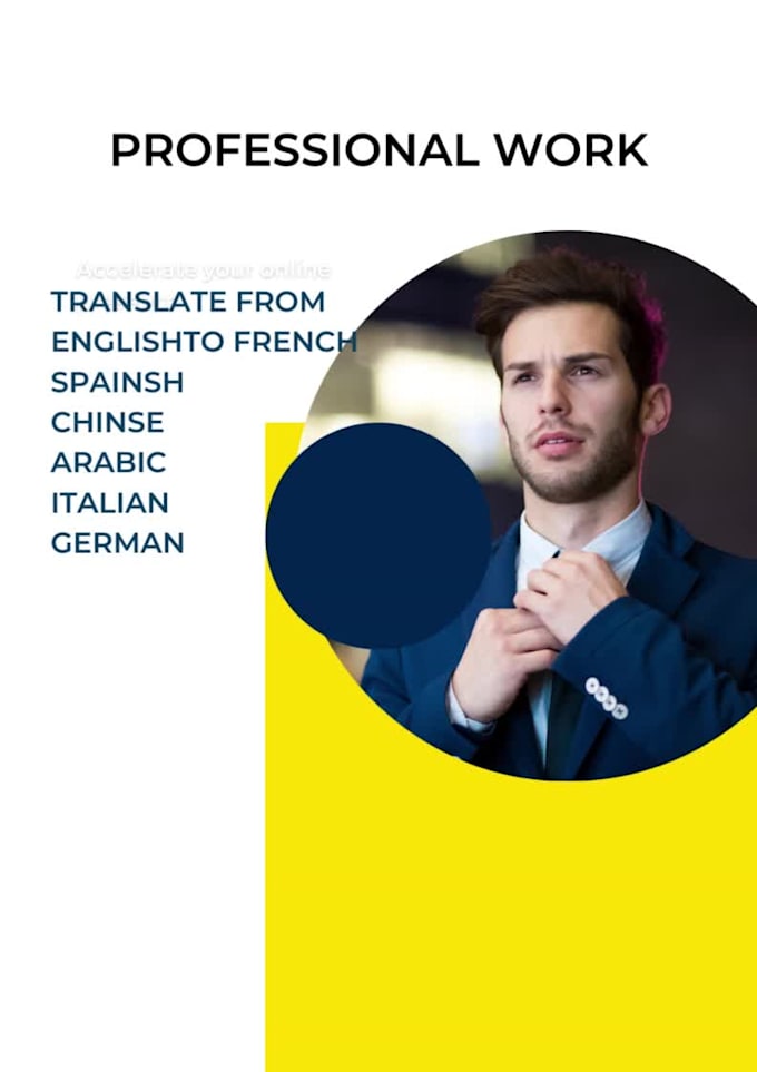 Translate english to french , arabic,spanish,chinese,italian by Global ...