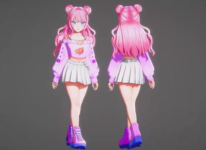 Create custom vtuber models live2d, pngtuber or vroid anime avatar by ...