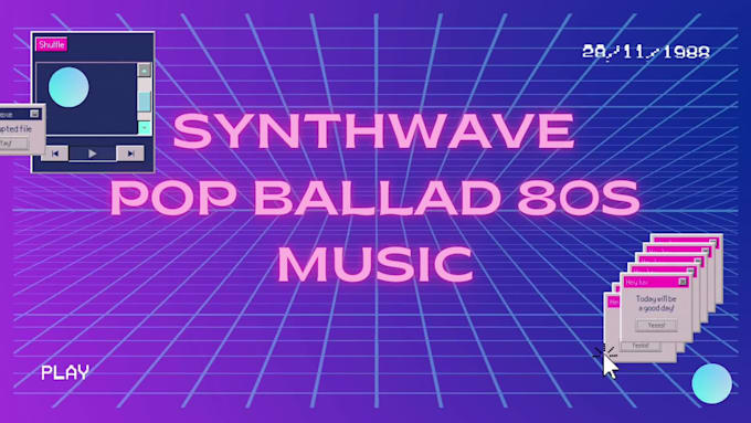 Produce authentic pop ballad 80s or synthwave music for you by ...