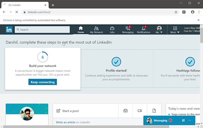 Make web automation scripts using selenium and python by Itsdm830 | Fiverr
