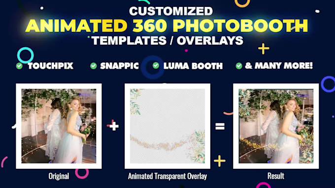 Design a 360 photo booth template and overlay by Erikrelox | Fiverr