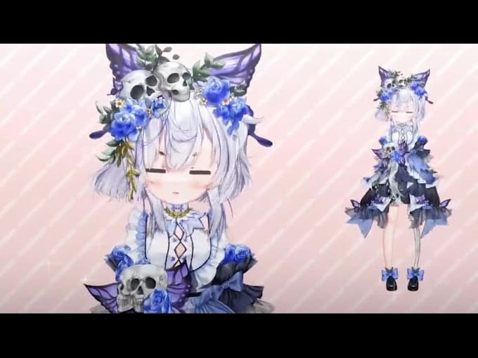 Design and rig live2d vtuber model, live 2d anime rigging, prprlive ...