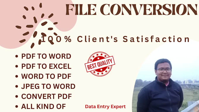 Covert pdf word or excel by Hashem81 | Fiverr Covert pdf word or excel by Hashem81 | Fiverr