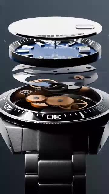 Do 3d product animation for watches, 3d model watch animation by ...