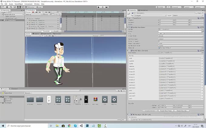 Unity 2d character animation by Gastonmuyano | Fiverr