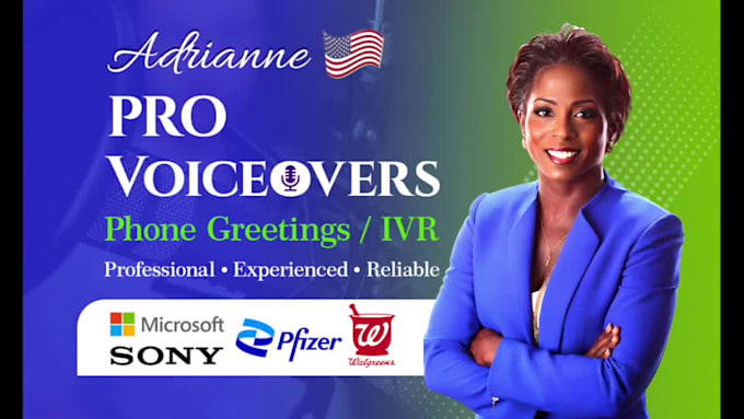 Voice your professional ivr, on hold greeting, voice mail by Aflovos ...