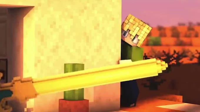 Create stunning minecraft animation, minecraft thumbnail for youtube ...