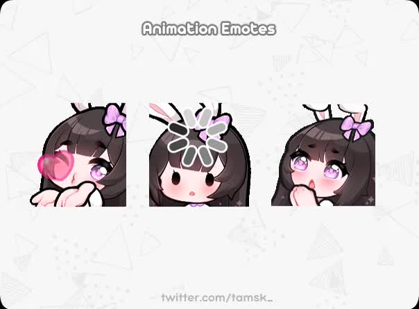 Do cute animate emotes by Tamsk_ | Fiverr