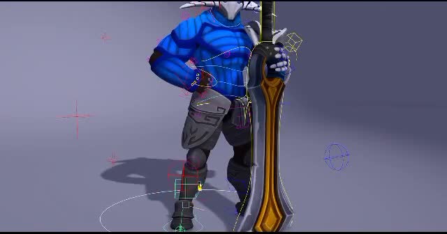 Rig3d to animate in maya,animaze face rig,ik fk unity3d game character ...