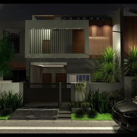 Design house front elevation exterior 3d render by Ifraqayyum | Fiverr