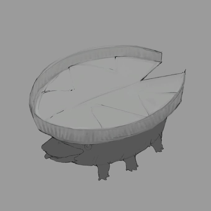 Draw creatures and living organisms by Illuminatedjinx | Fiverr