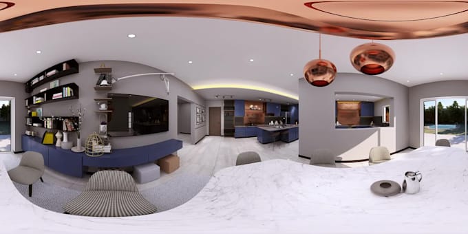 Panoramic 360 rendering for exterior and interior by Fomi8520 | Fiverr