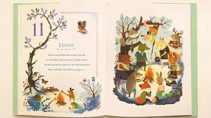 Draw cute children story book illustration and cover by Deanbookeditor ...