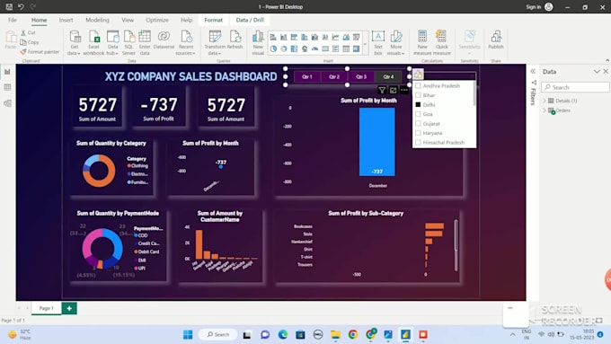 Create professional power bi dashboard and reports from any data source ...