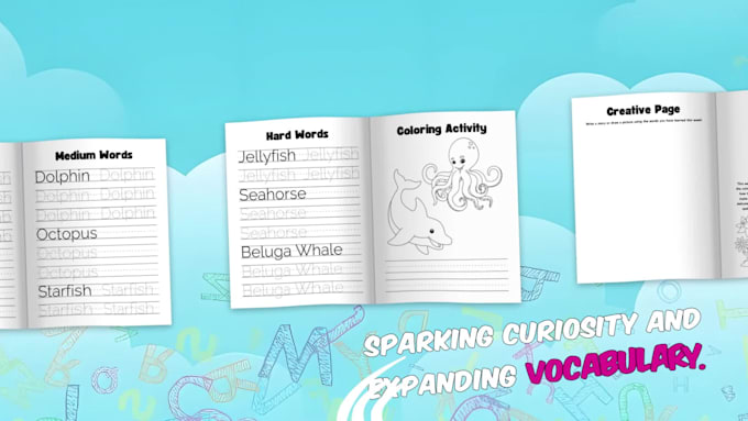 Make kids book trailer promotion video with page flip by Ahmii_boy1 ...