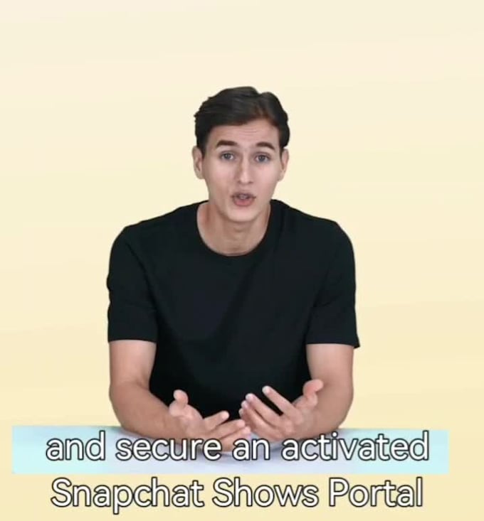 Create snapchat ads account, sta approved account, story studio, shows ...
