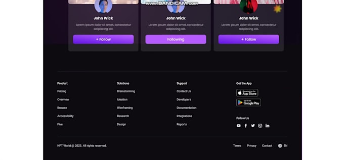 Design nft landing page or nft website in figma or xd by Anmol_wajid | Fiverr