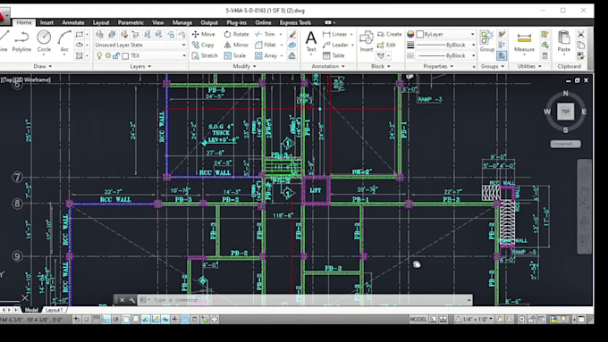 Autocad 2d floor plans, excel spreadsheets and word documents