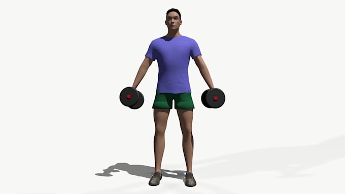 Make animated 3d exercises by Robstudio | Fiverr
