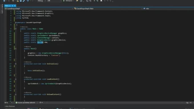 Create the base of a 2d video game in c sharp monogame by St3phsdk | Fiverr