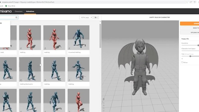 Do 3d blender rigging, rigify rig, 3d character rigging for your game ...
