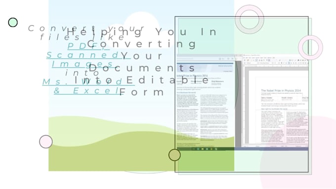 Convert the files into editable documents by Nawal_dataentry | Fiverr
