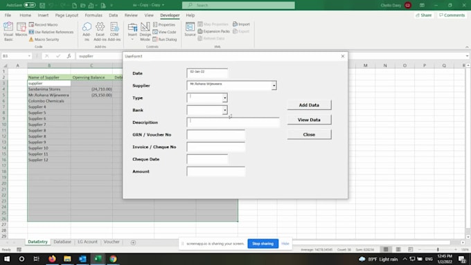 Make an attractive excel data entry forms with excel macro by Klcexcel ...