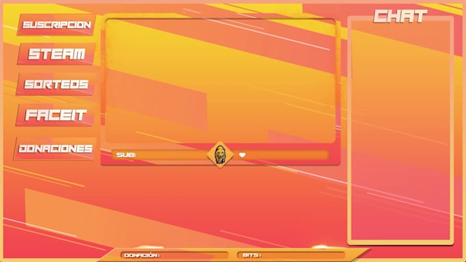 Design custom animated overlays intro and pannel for twitch by ...