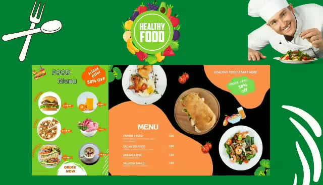 Design food menu, restaurant and digital menu by Rumkey1213 | Fiverr
